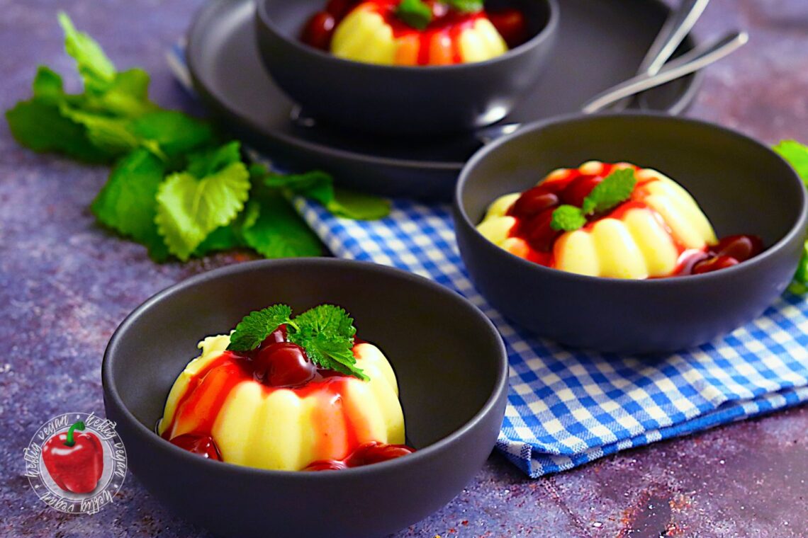 Vegane bayerische Creme