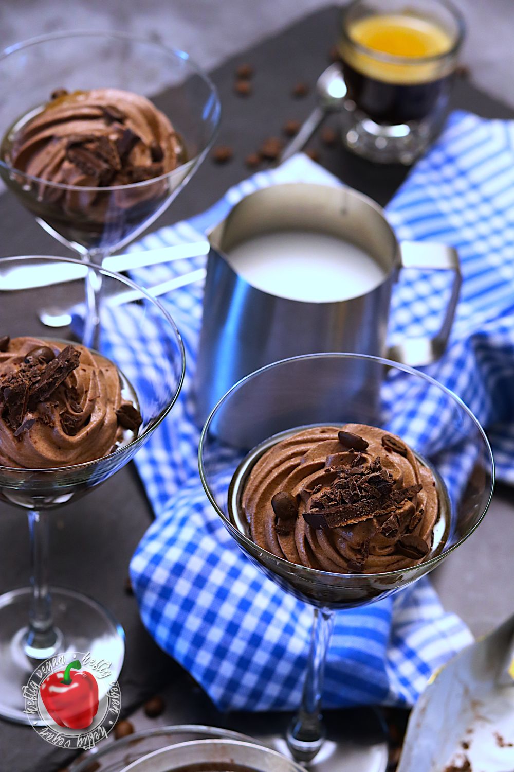 Schnelle Mokkacreme - Dein italienisches Dessert - aber pflanzlich.