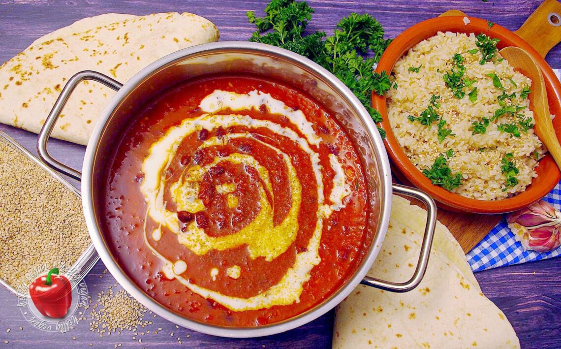 Rajma Dhal - Indisches Bohnen Dal - HeftigVegan